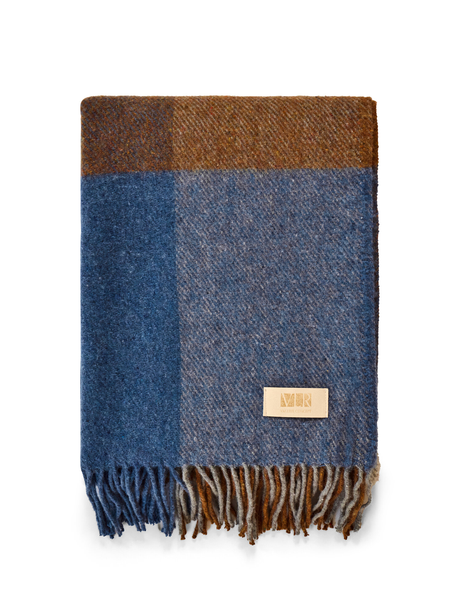 Плед Valerie Concept, шерсть 100%, 120 см x 180 см, подарочная упаковка