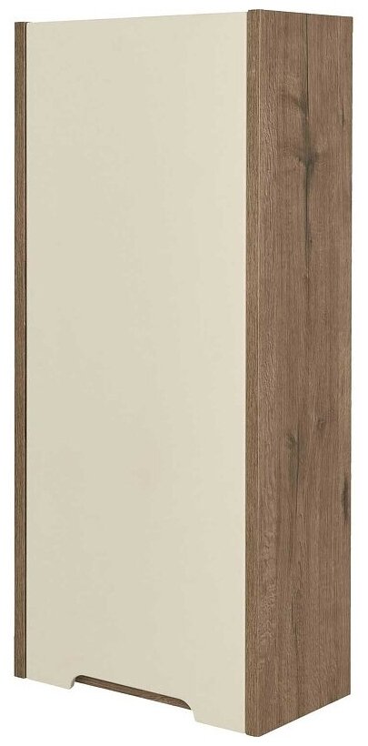 Шкаф в ванную навесной AQUATON Оливия бежевый, дуб велл левый 1A254703OLVGL