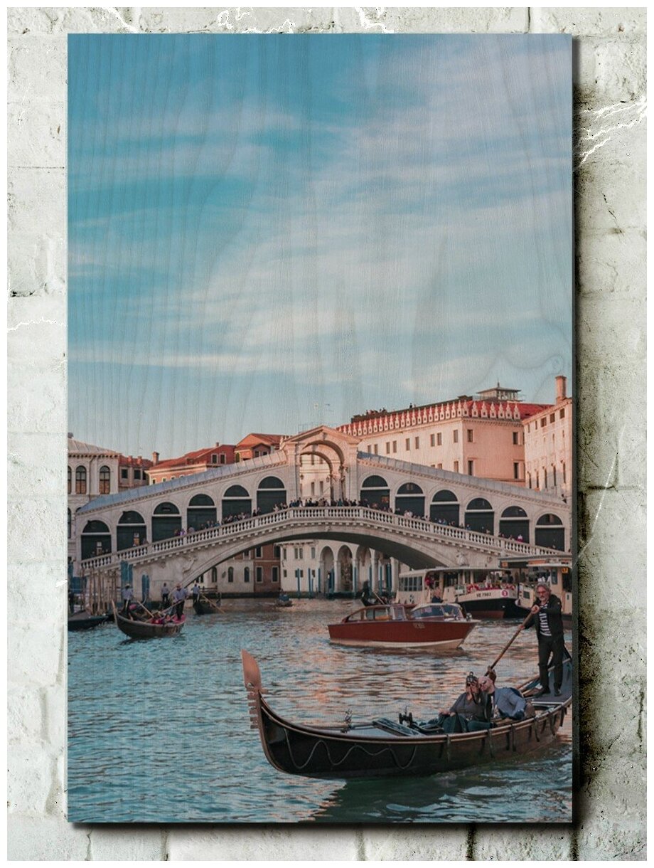 Картина интерьерная на дереве Достопримечательности (италия, милан, пантео, музей, интерьер, доски, бар) - 4706