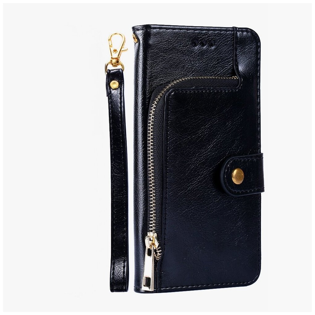 Чехол-портмоне-клатч-кошелек Чехол. ру на силиконовой основе из качественной импортной кожи для Samsung Galaxy S20FE (Fun Edition) SM-G780F 2020 / S.