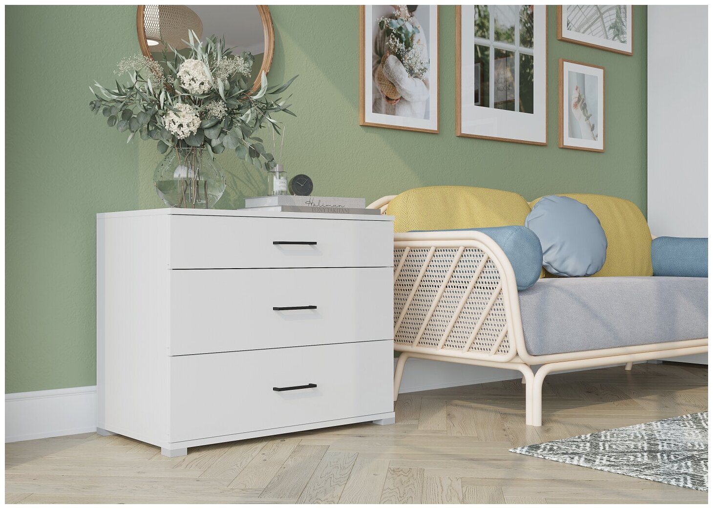 Комод Victor (белый)