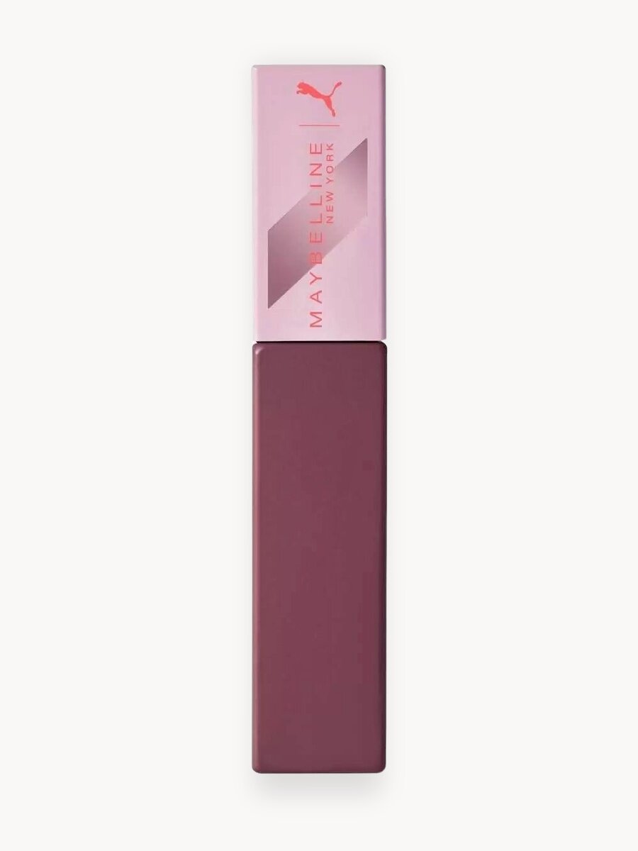 MAYBELLINE NEW YORK Maybelline New York x Puma Суперстойкая жидкая матовая помада для губ "Super Stay Matte Ink", оттенок №12 unstoppable