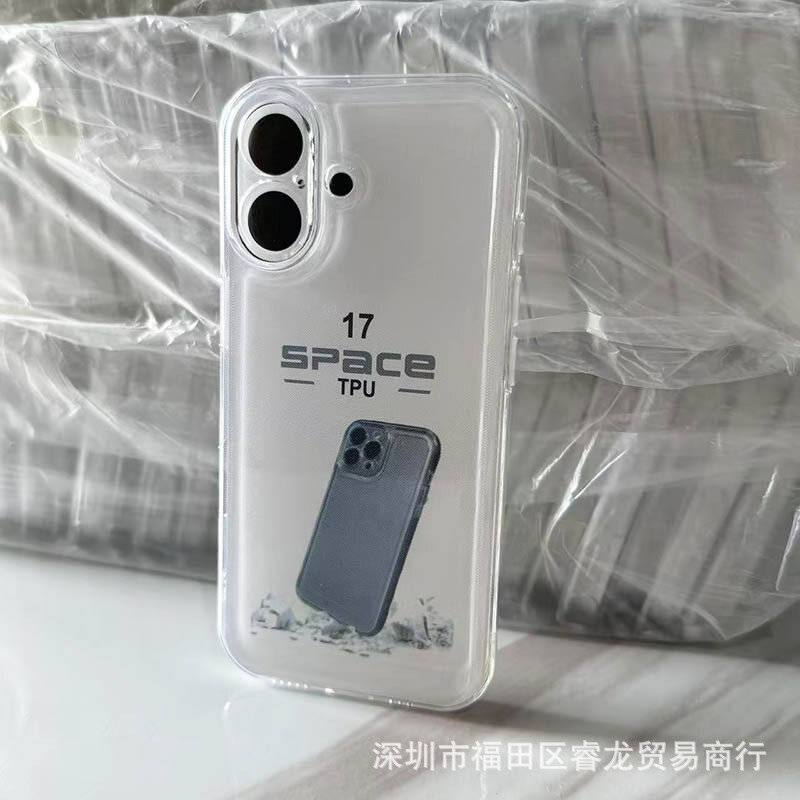 Прозрачный защитный чехол для iPhone 18, противоударный мягкий чехол для Apple 16 Pro Max, 15/17.