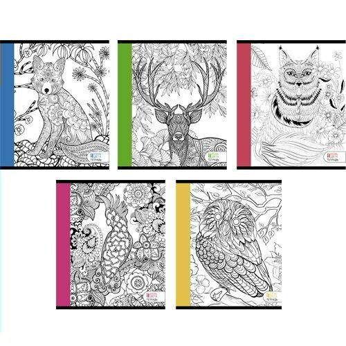 Канц-ЭКСМО Тетрадь "Удивительные животные", А5, 96 листов, клетка