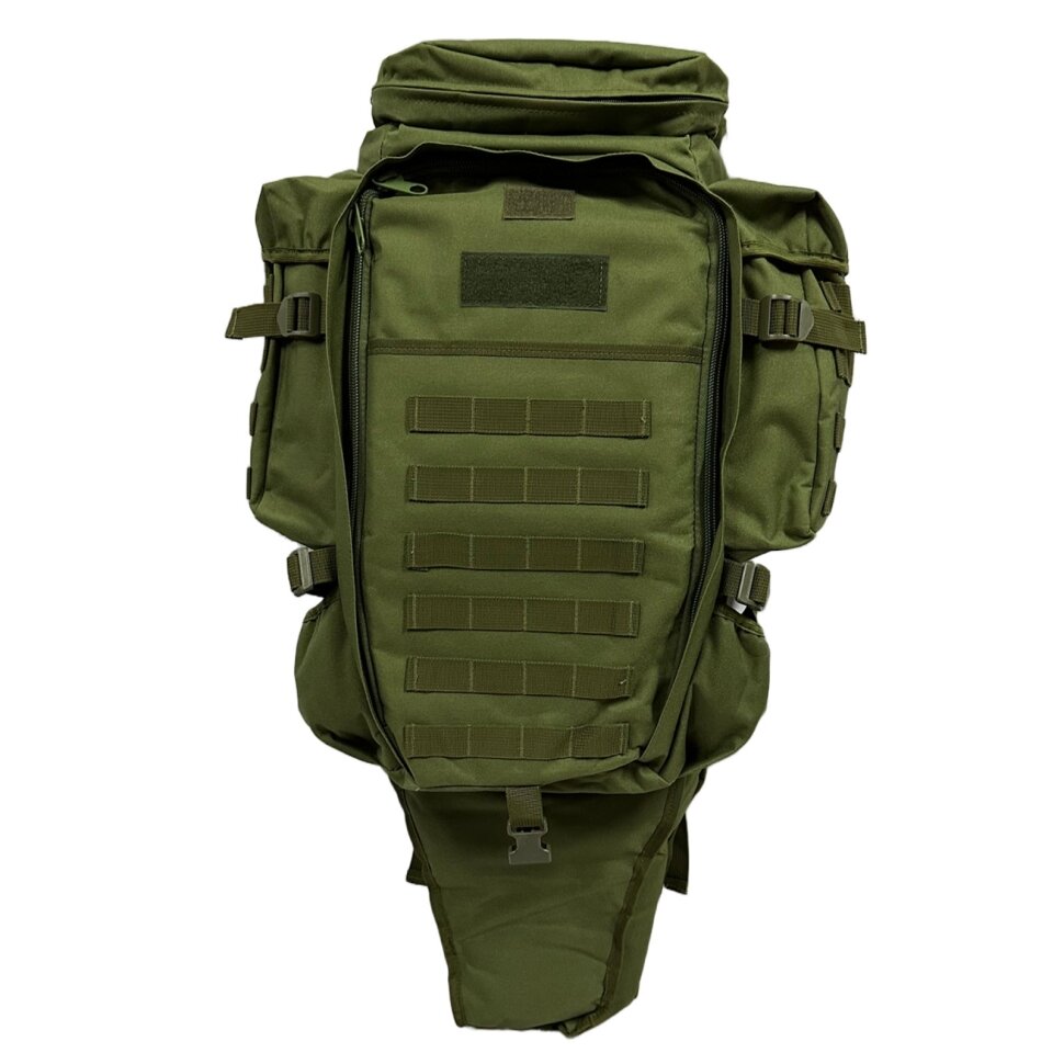 Рюкзак с чехлом для ружья хаки (75 литров)