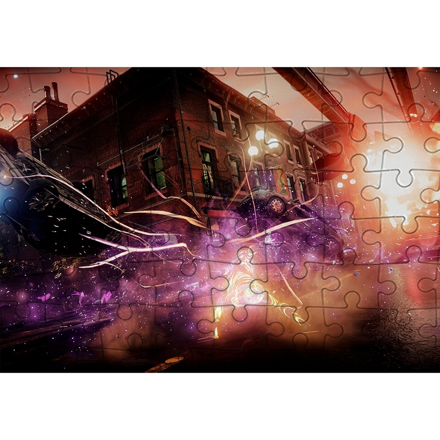 Пазл картонный А4: модель InFamous - 16