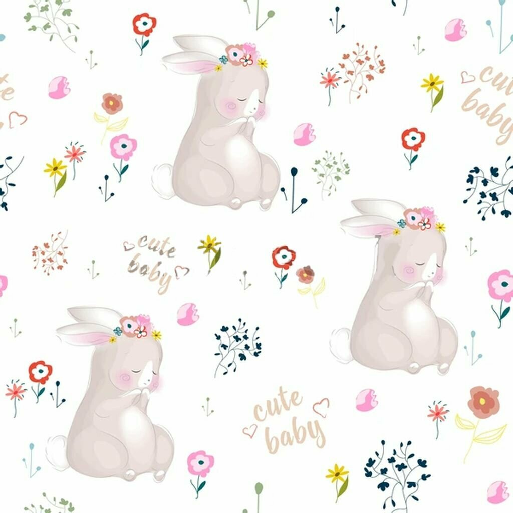 Наклейки стикеры Зайчики