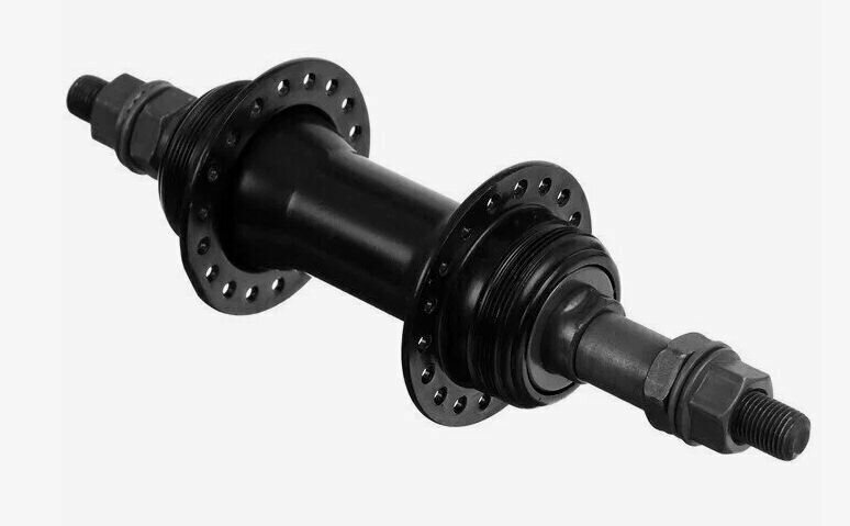 Втулка задняя, сталь, под V-br, под трещотку, на гайках, 36 отверстий, черная