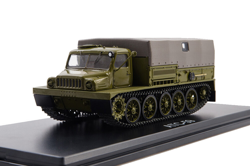 Модель коллекционная SSM Артиллерийский гусеничный тягач АТС-59