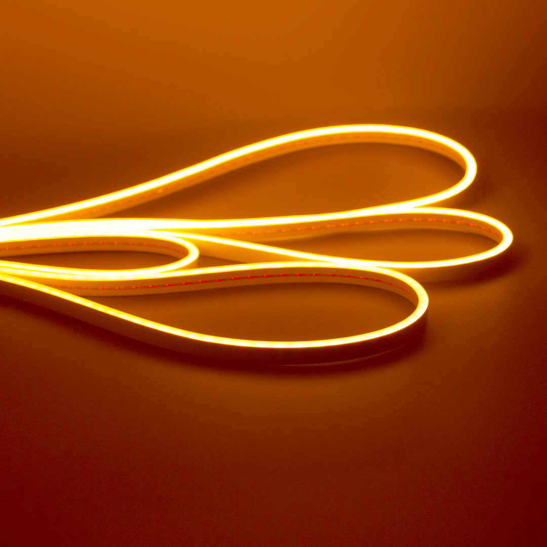 Светодиодный гибкий неон 6x12 LN606 (12V, yellow, IP65, cut 10mm)