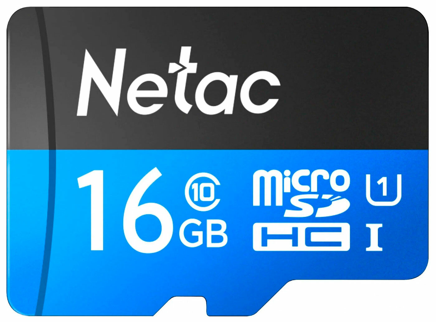Карта памяти microSD Netac P500, 16 GB + адаптер (NT02P500STN-016G-R)