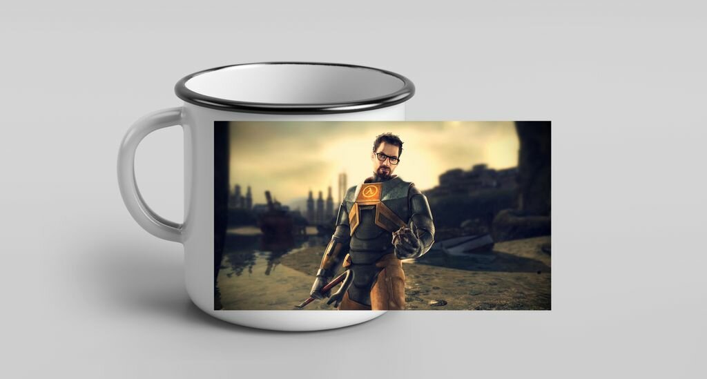 Кружка эмалированная Half-Life, Халф Лайф №8