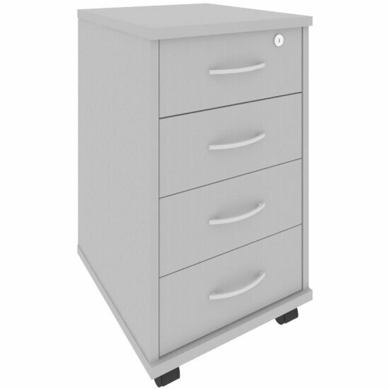 Тумба Riva подкатная с фолдингом А. ТМ-4F Серый 420*450*708