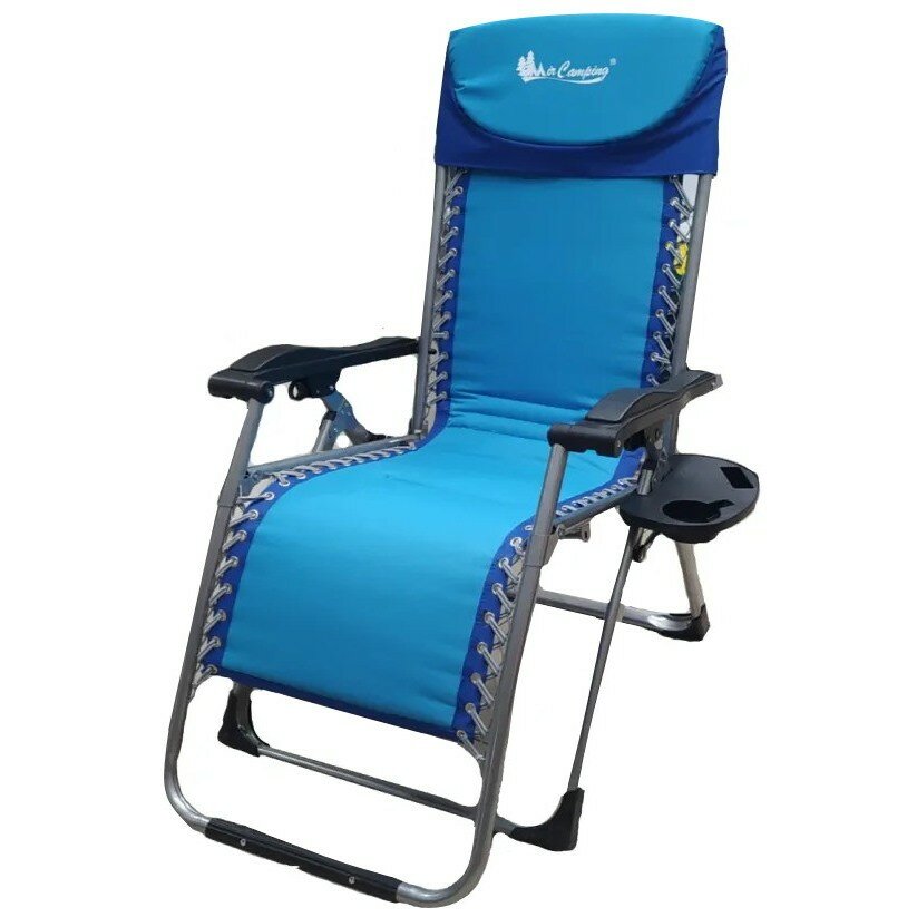 Стул складной /шезлонг туристический и для дачи TERBO Mir & Camping СF0938