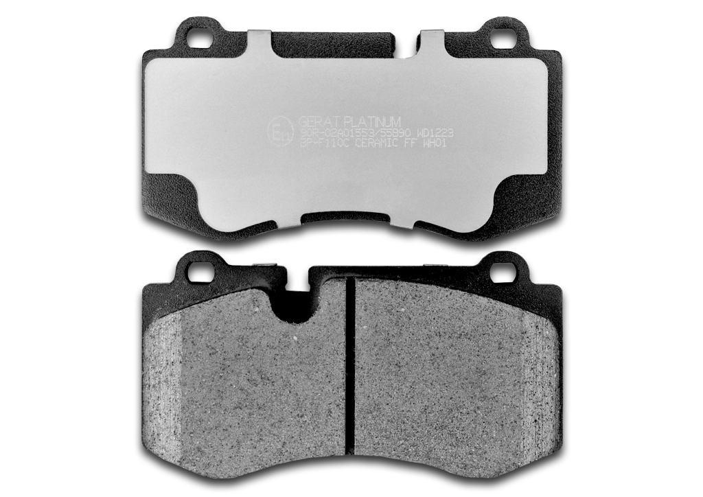 Тормозные колодки Gerat BP-F110C (передние) Cerami