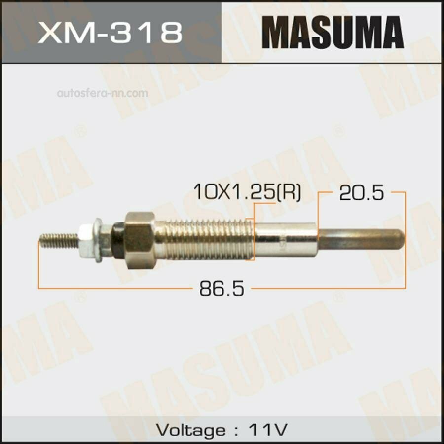 MASUMA XM318 Свеча накала