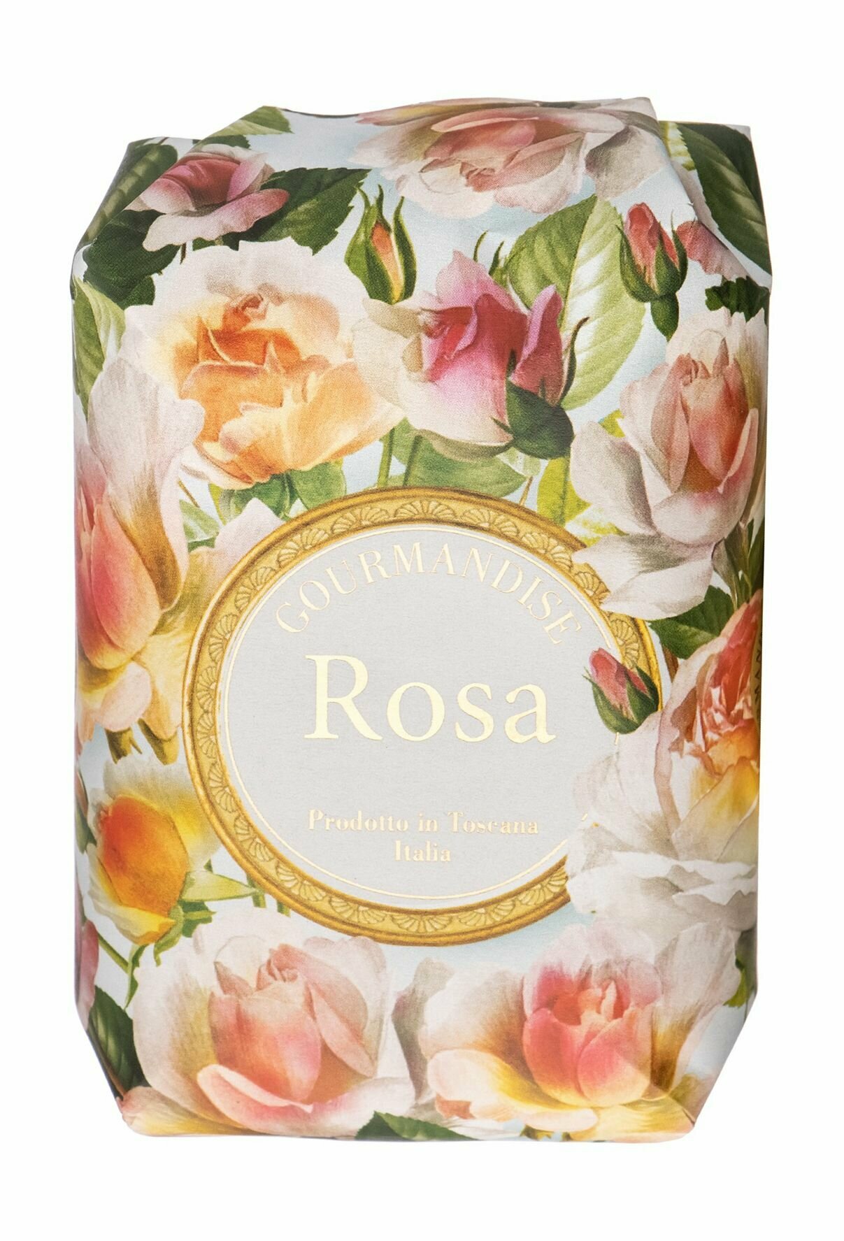 Gourmandise Мыло натуральное парфюмированное Роза, 200 г