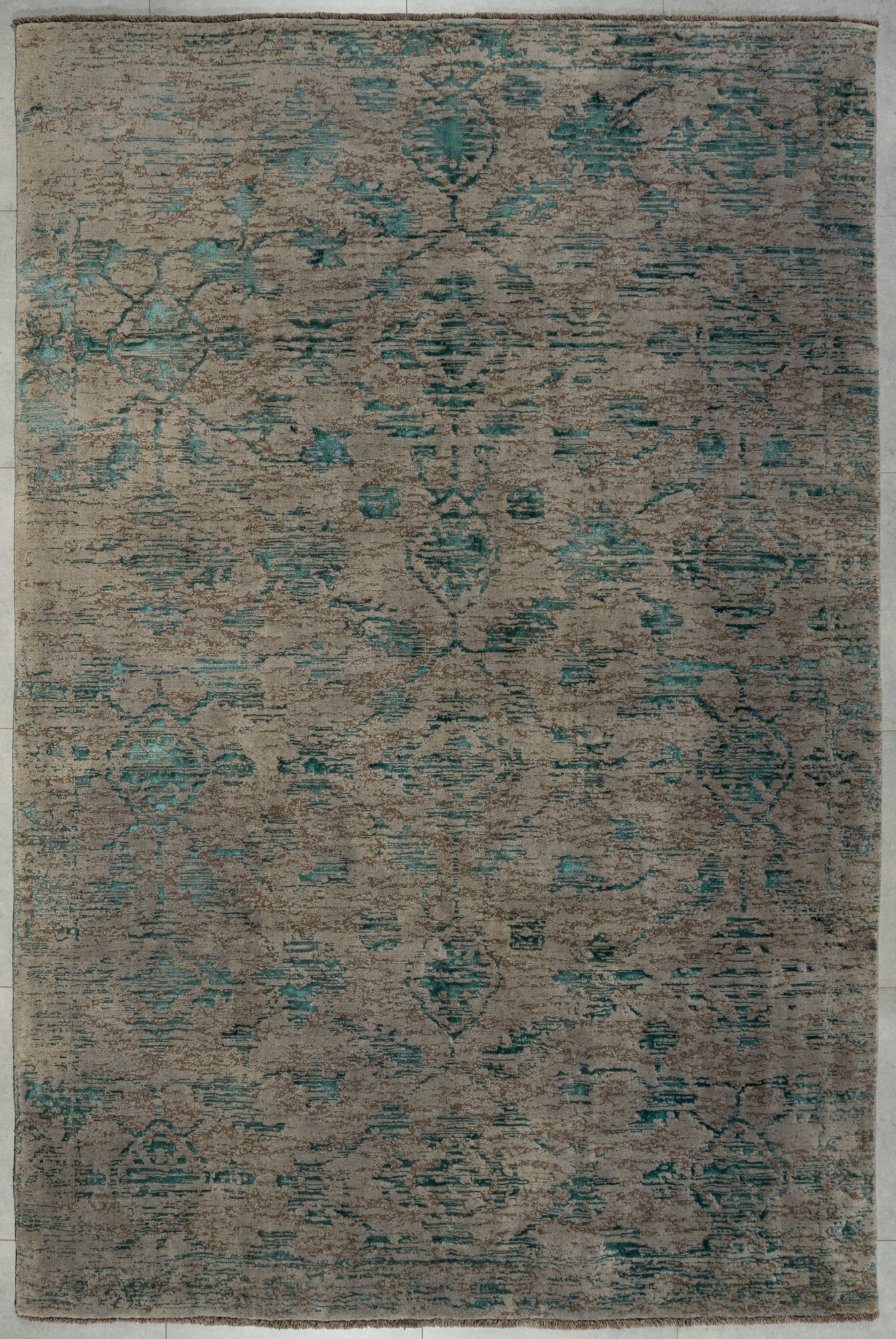 Ковер Persepol SEA MOON, современный дизайн, вискоза, шерсть, 201x305см