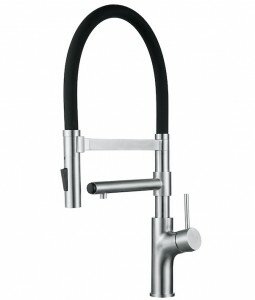 Смеситель для кухни ZORG MAGNETO (SZR-1010), с подключением к фильтру, сталь