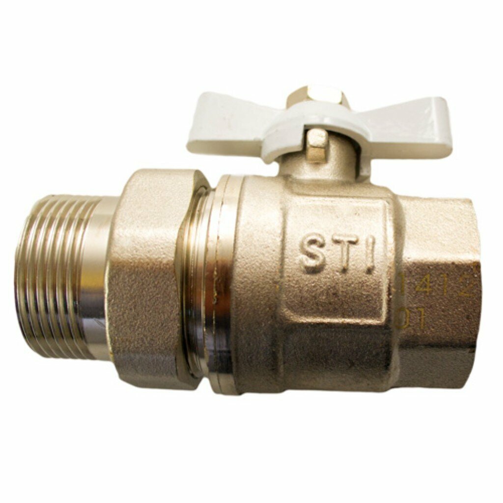 Кран шар. STI шт. нак. г.25 баб.