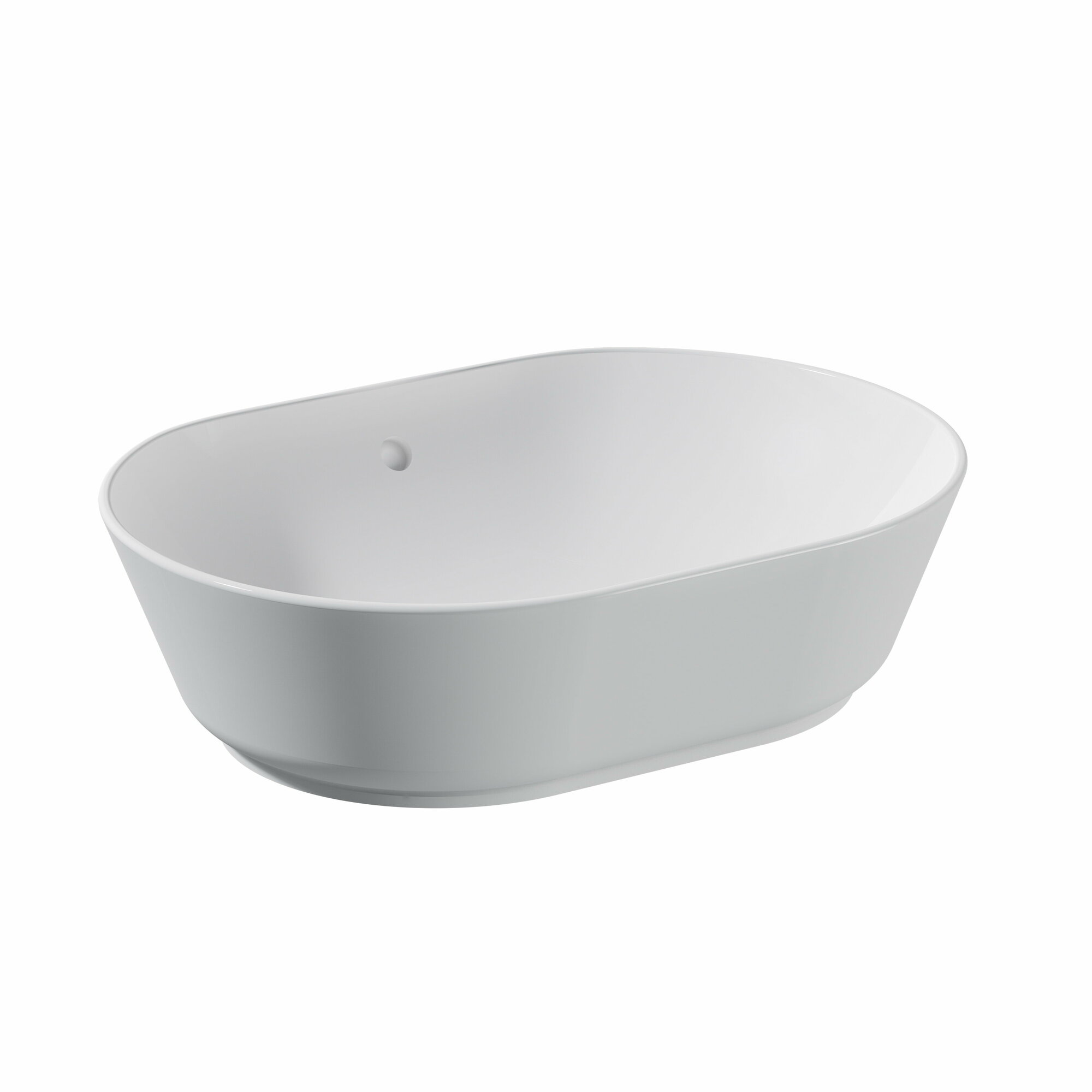 Раковина Vitra Geo 545х400х170 накладная, перелив, без отверст. под смеситедь, антиб. пок.7427B003-00