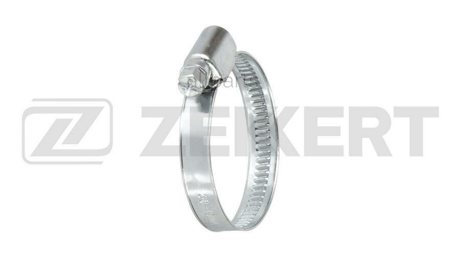 ZEKKERT BE-5014 Хомут зажимной 30-45 мм (оцинк. сталь)