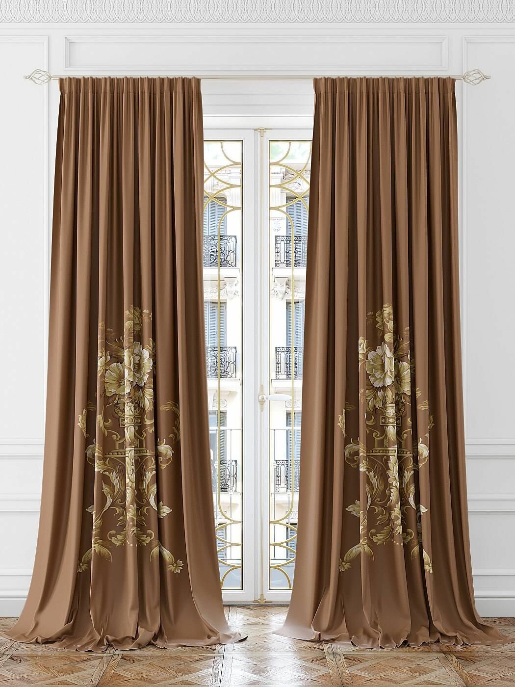 Комплекты штор AT HOME / шторы в комнату 150х280 см / Графник