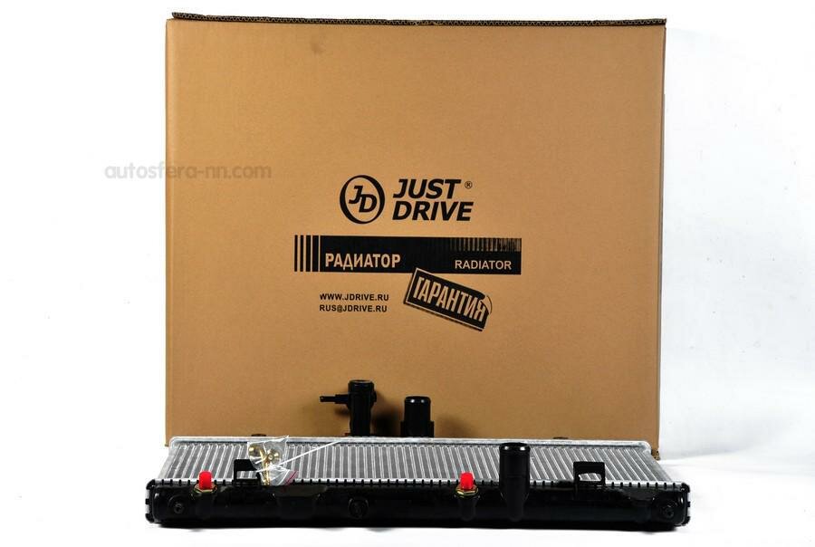 JUST DRIVE JPR0117 Радиатор двигателя A/T (Способ сборки сот - Паяный)