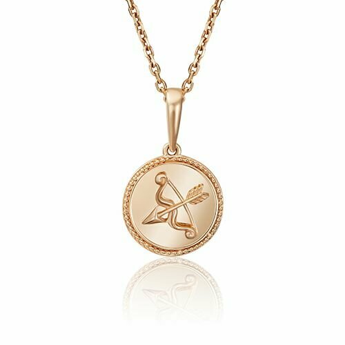 Подвеска, красное золото, 585 проба