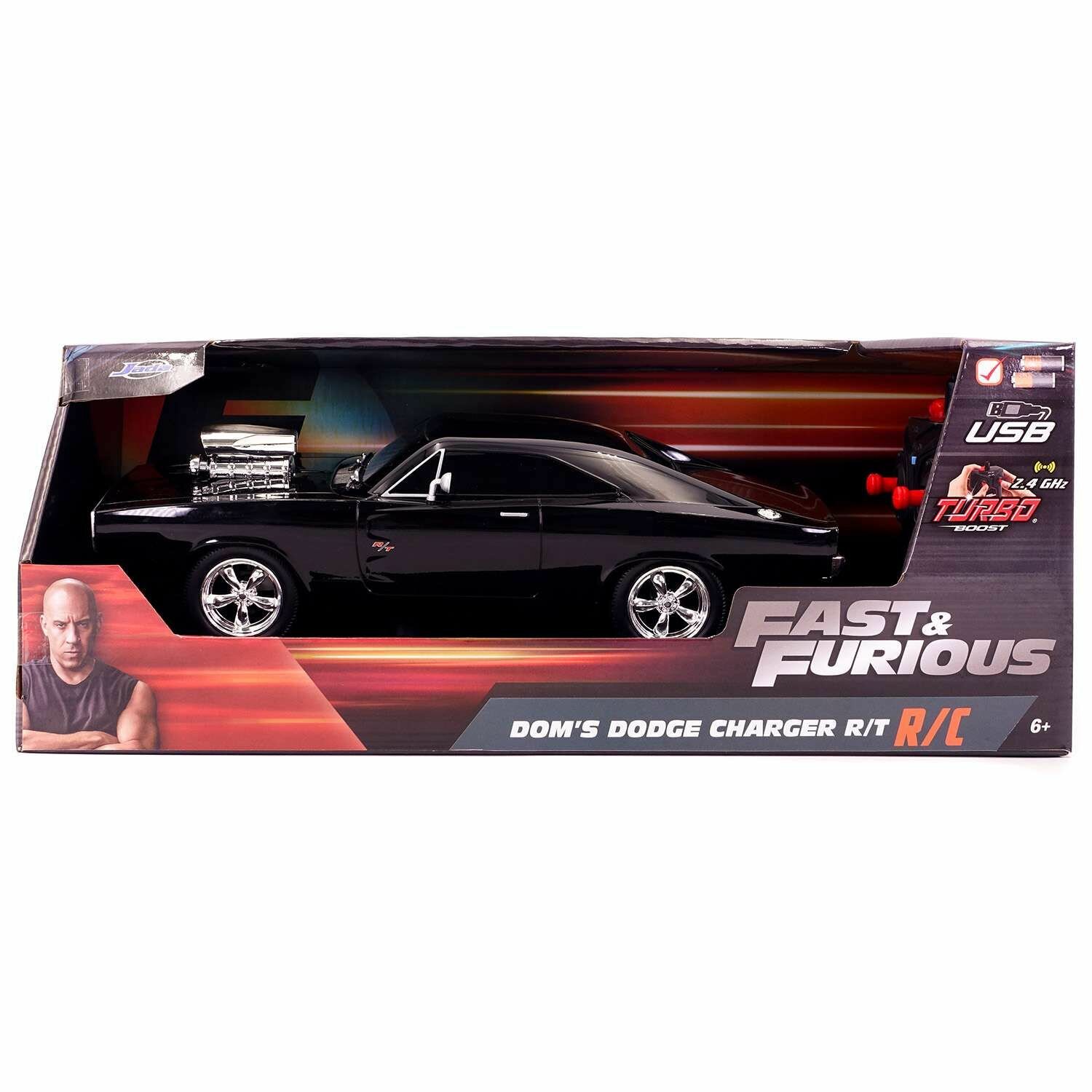 Машинка на радиоуправлении Jada Toys 1970 Dodge Charger Форсаж 1:16 Twin Pack