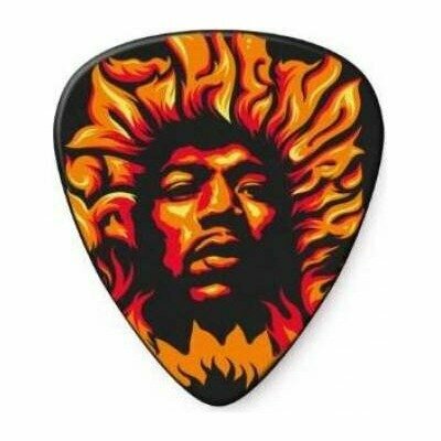 Набор медиаторов 6шт. Dunlop HENDRIX VOODOO FIRE-6/PLYPK