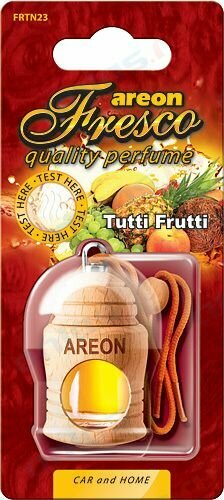 Ароматизатор на зеркало Areon fresco бутылочка Tutti Frutti тутти фрутти *Л