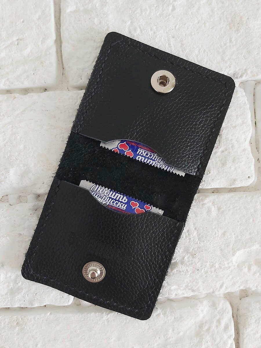 Презервативница. "BOCHAROFF". Натуральная кожа. Ручная работа.