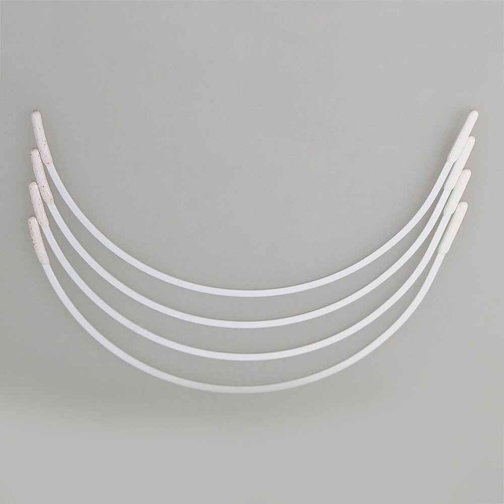 Косточки для бюстгальтера ARTA-F каркасы тип 1, 388 мм, металл, белый 50 шт (2762)