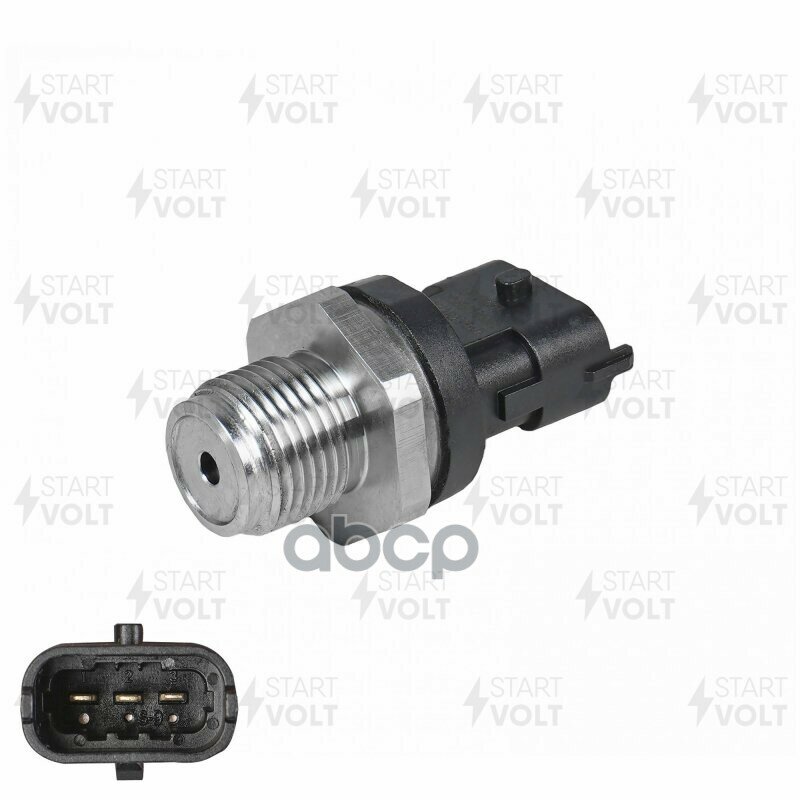 Датчик давления топлива для а/м КАМАЗ с дв. Cummins ISBe (Евро-4)/ЯМЗ-650 (FPS 0007) STARTVOLT арт. FPS0007