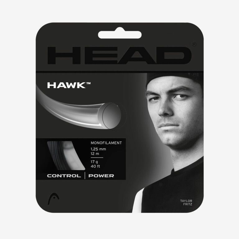 Теннисная струна Head Hawk 1.30мм цвет: Чёрный
