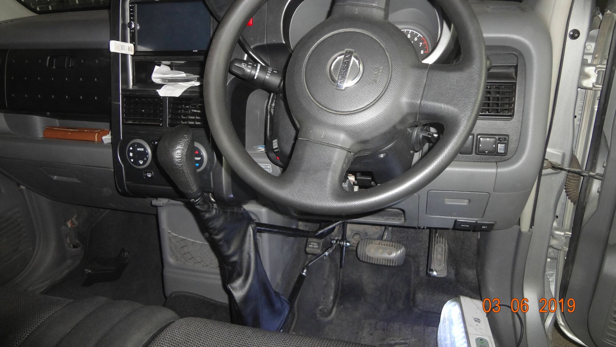 Ручное управление универсальное регулируемое для автомобилей с правосторонним расположением руля с АКПП , РУД-НФ-ПР