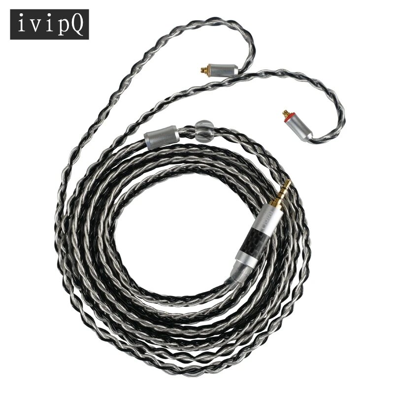 IvipQ 8-жильный кабель для наушников 3.5mm 0.78mm 2PIN