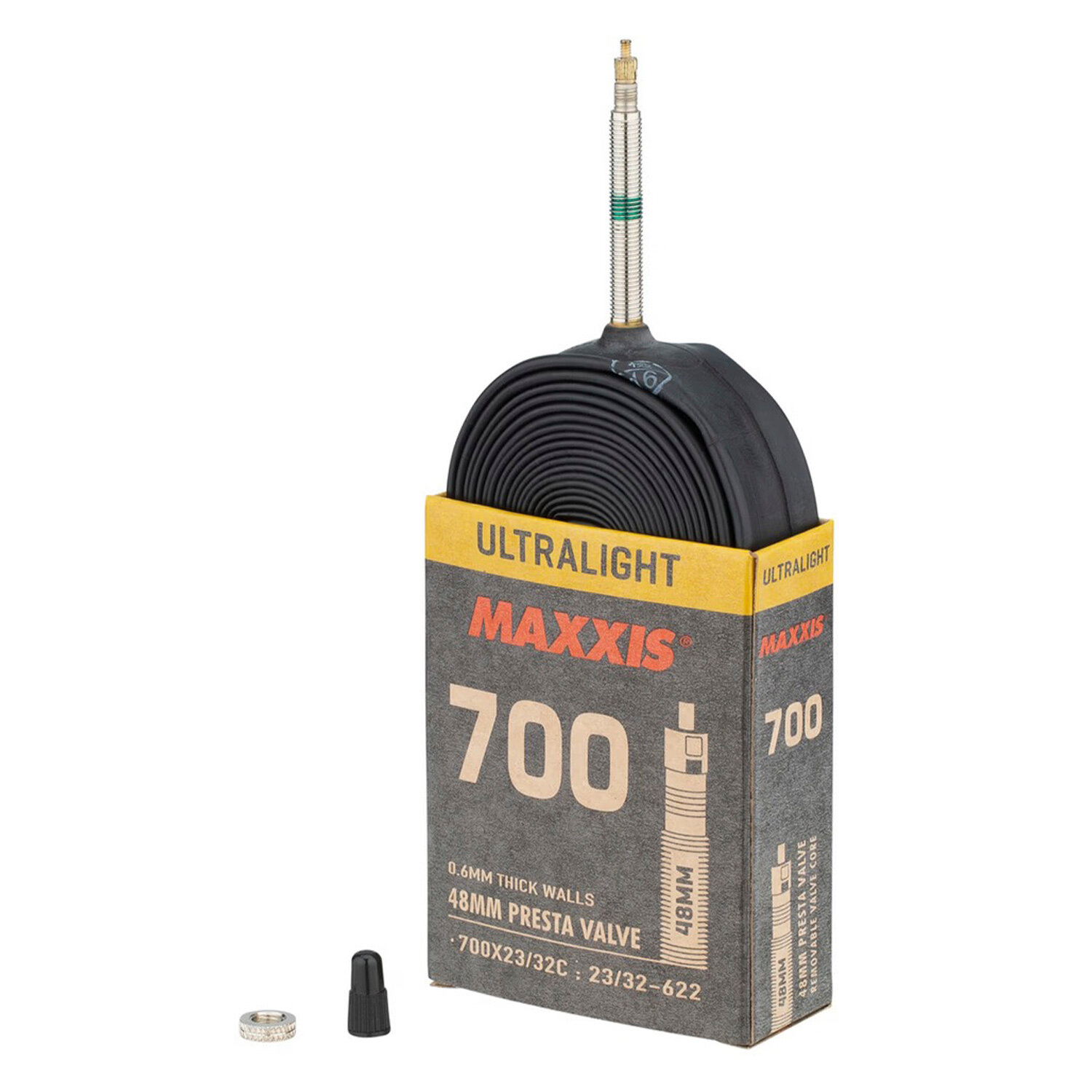 Велокамера Maxxis Ultralight 700x23/32C 0.6mm Велонипель 48мм