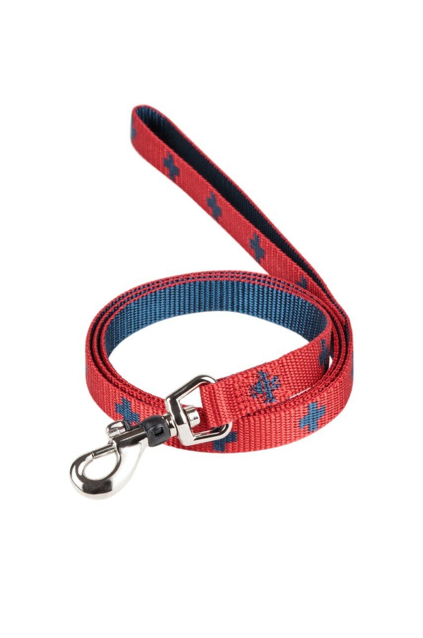 Поводок для собак Japan Premium Pet DAISKI с механизмом защиты от срыва, красный, размер S