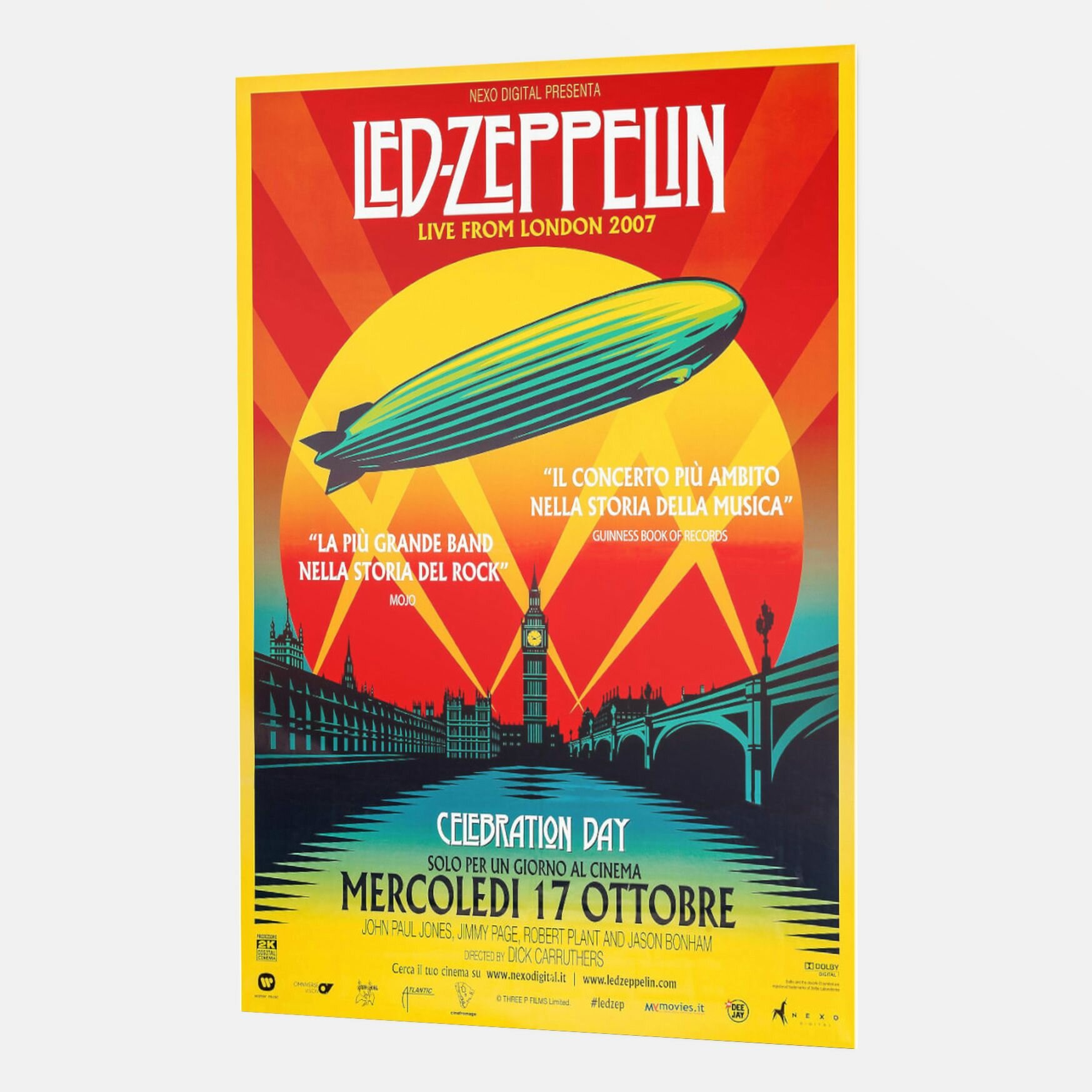 Постер (плакат) рок группы Led Zeppelin 40x60 см. от Poster4me