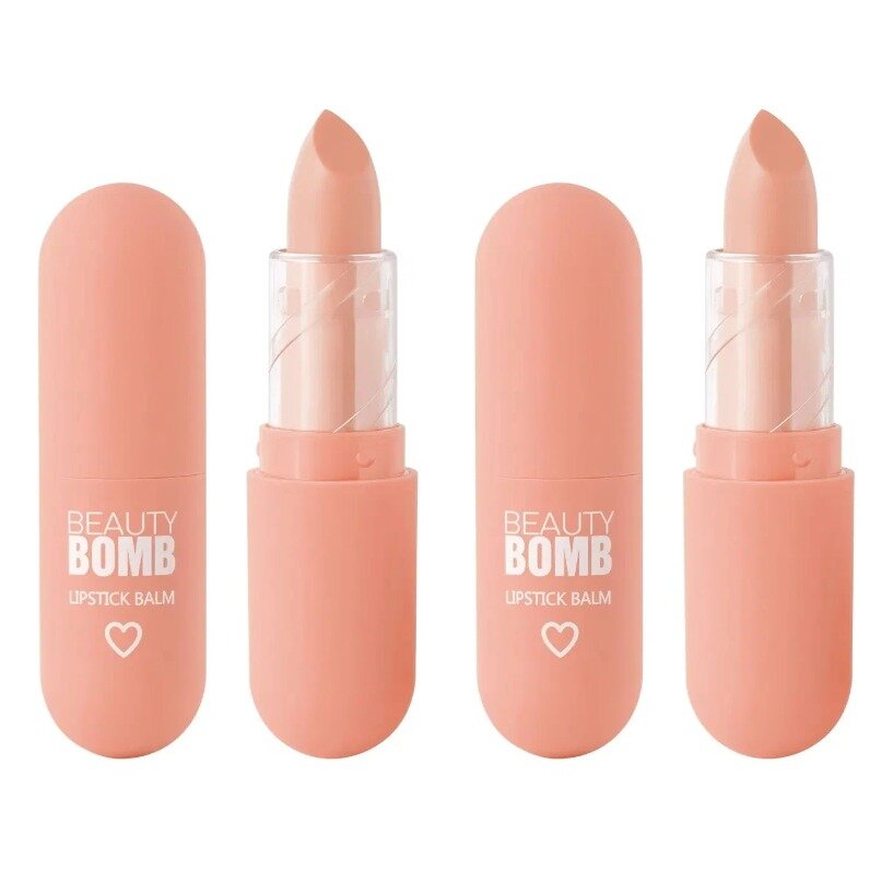 Помада-бальзам для губ Beauty Bomb Color Lip Balm тон 03, бежевый, 4 г, 2 шт