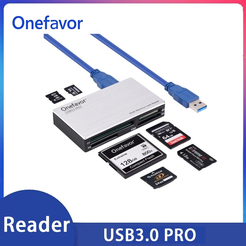 Картридер onefavor 6 в 1 USB 3.0