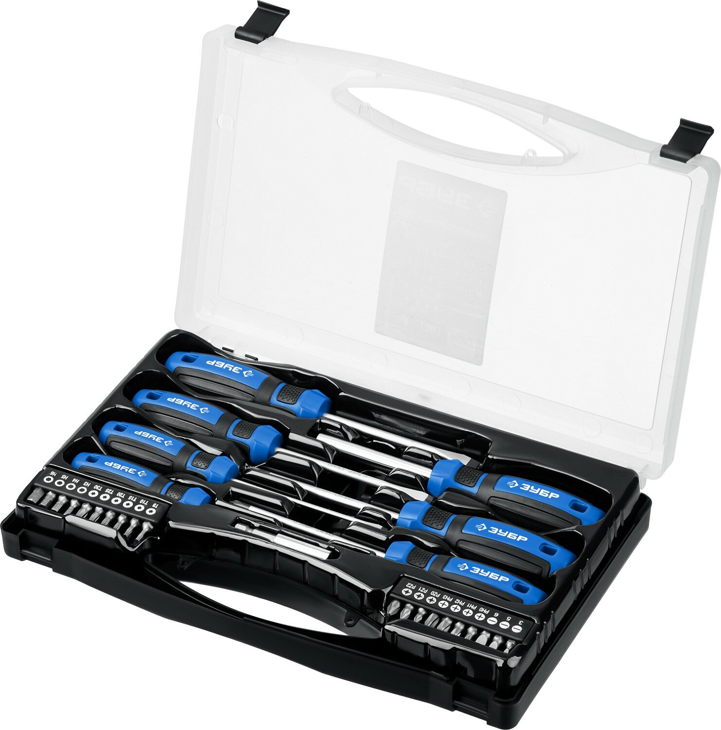 ЗУБР 28 предм, набор отверток, Профессионал (25240)