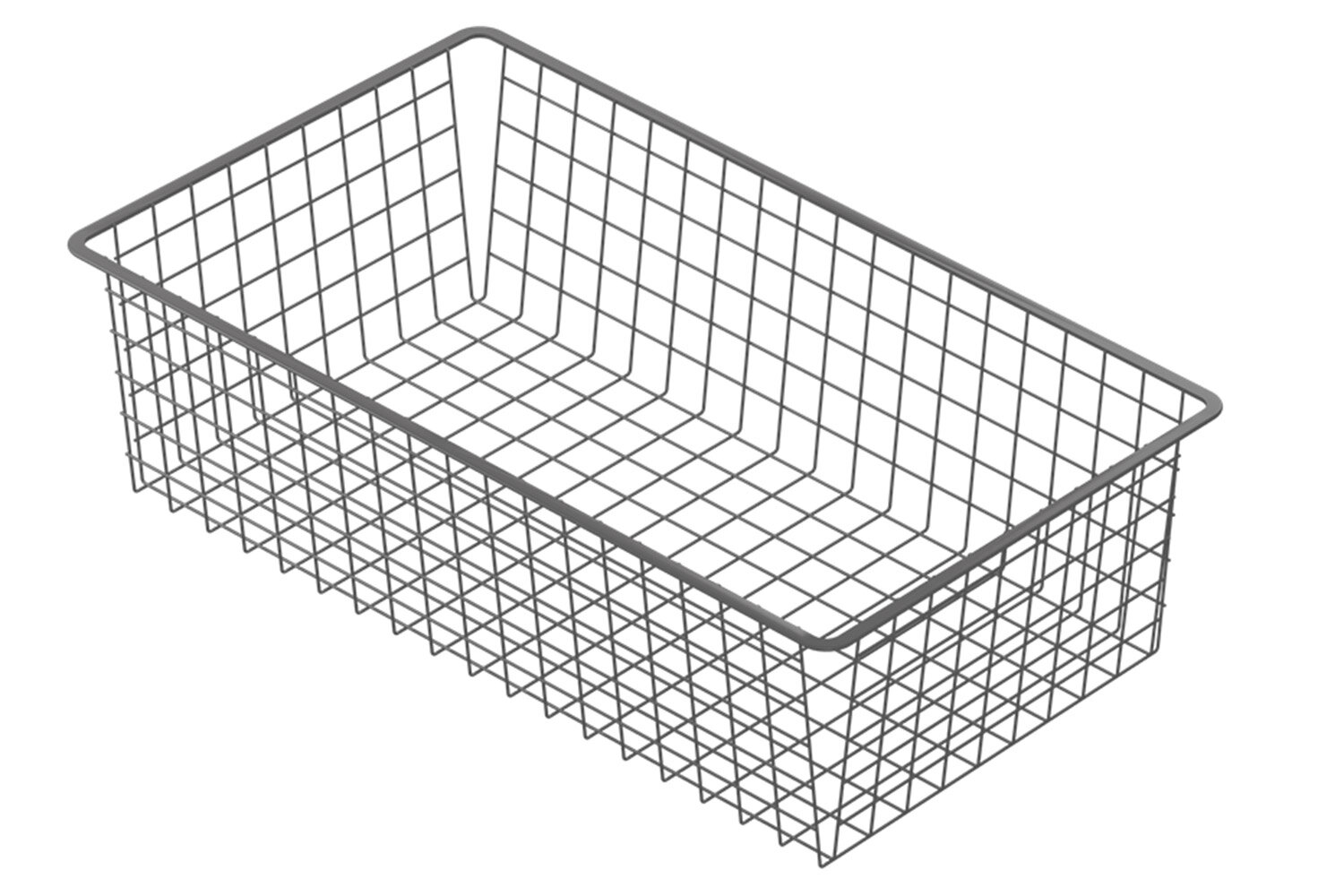 Корзина проволочная выдвижная для каркаса Hoff Оскар, цвет серый