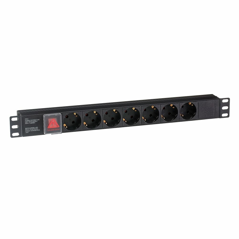 Блок розеток ExeGate ServerPro PDU-19H703 Al-7S-C20-SW