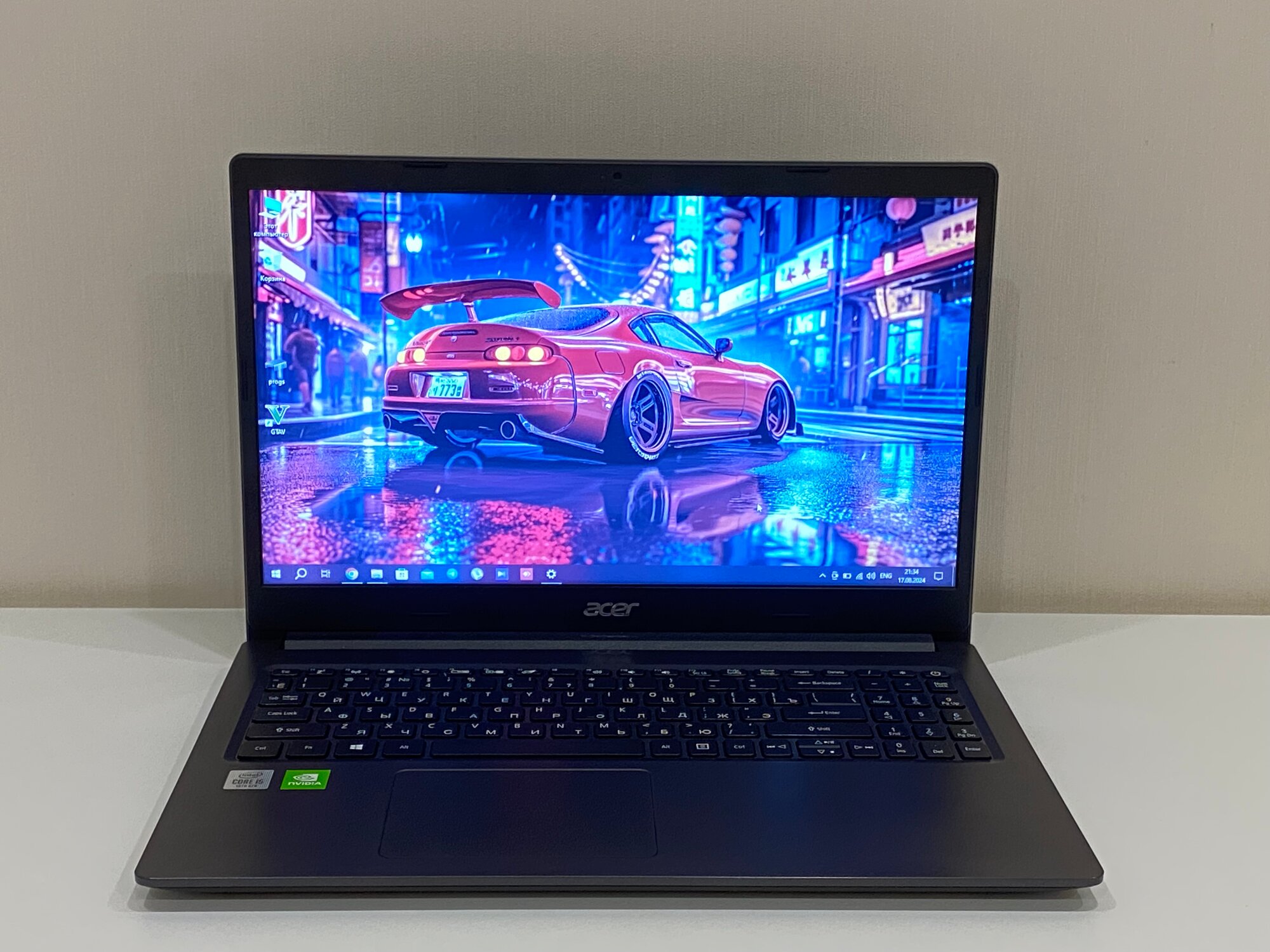 15.6" Ноутбук Acer A315-57G, Intel core i5-1035G1, RAM 12 ГБ DDR4, SSD 256 ГБ, Nvidia Geforce MX330-2ГБ, WIN 10, черный