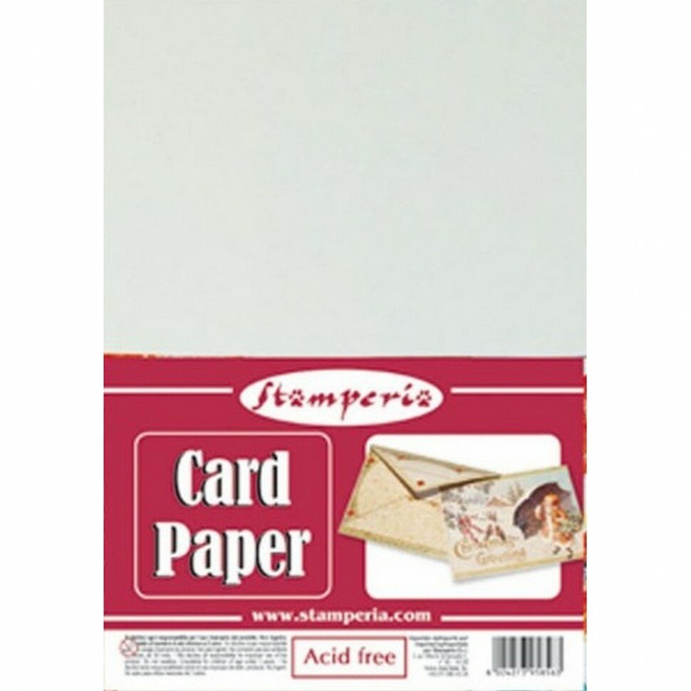 #SBA374 Набор плотной бумаги для скрапбукинга A5 21 х 15 см Stamperia 20 листов