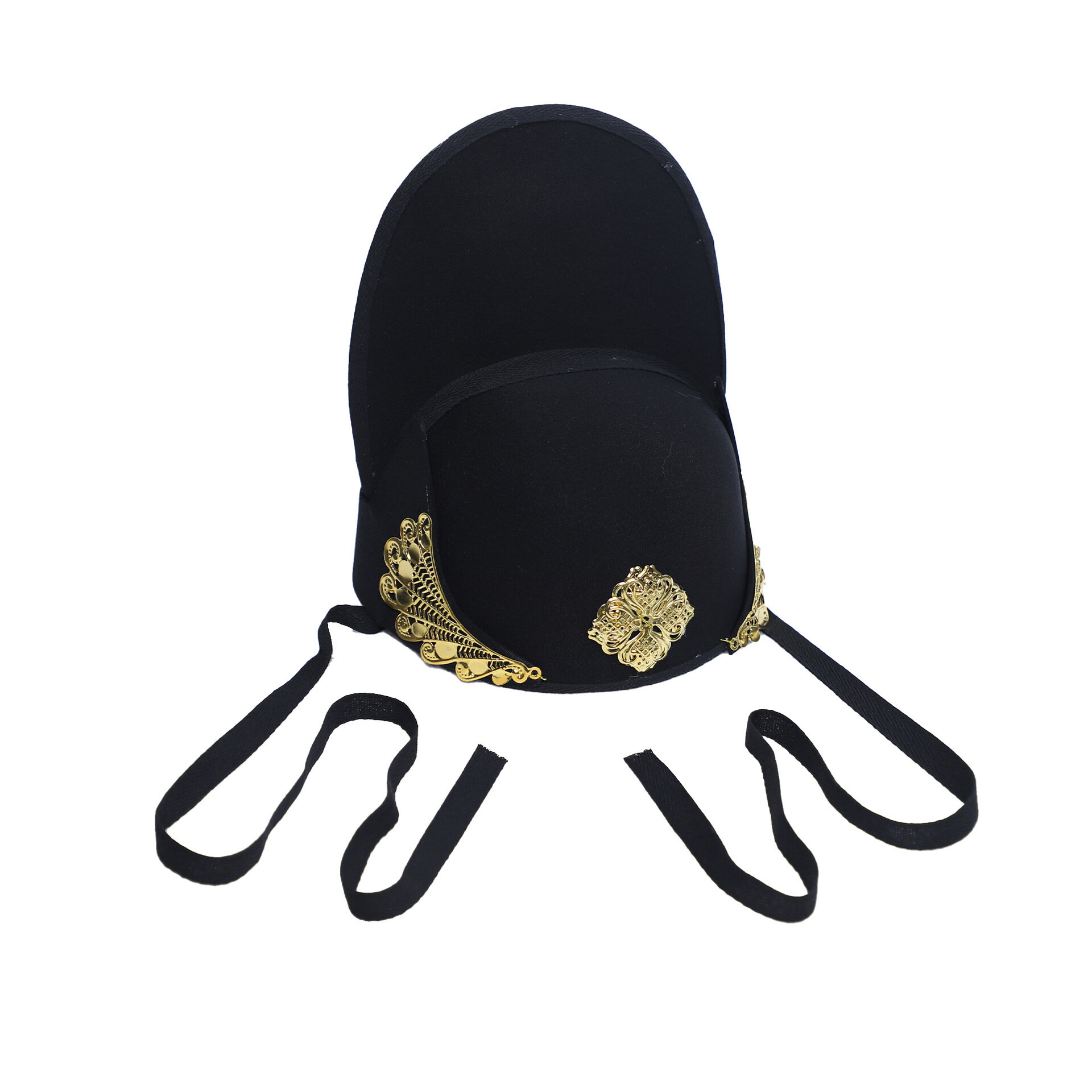 Шляпа-цилиндр NM1005, для костюма Ханфу, черная, размер 1