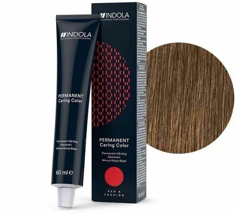 Indola Red and Fashion 7.83 Средний русый шоколадный золотистый Стойкая крем-краска для волос 60 мл